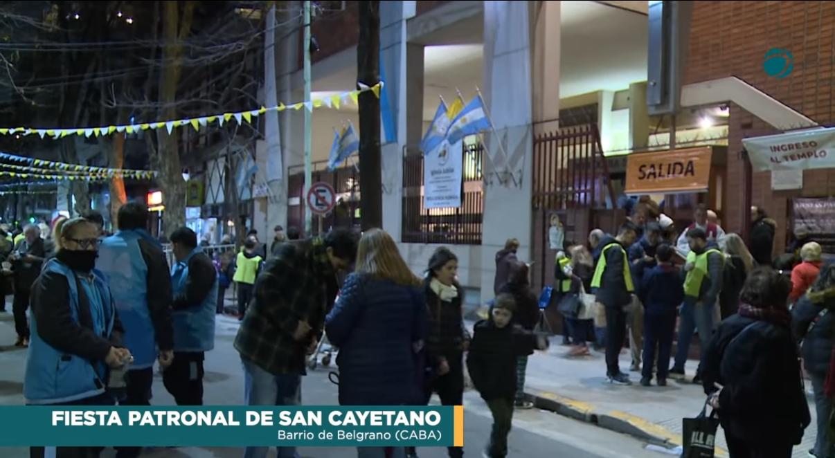 Así se vivió la fiesta de San Cayetano en Belgrano - En Camino